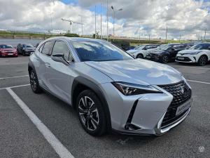 Grey Lexus UX 250h 2019 in Vilnius, with an engine capacity of 1.99 L and mileage of 48 thousand km for 25850 €, photo  on AUTOMOTO.COM.LV