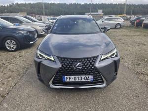 Grey Lexus UX 250h 2019 in Vilnius, with an engine capacity of 1.99 L and mileage of 112 thousand km for 20500 €, photo  on AUTOMOTO.COM.LV