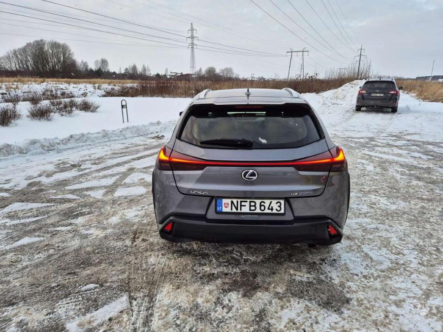 Pelēks Lexus UX 250h 2020 Šauļi, ar dzinēja tilpumu 1.99 L un nobraukumu 135 tūkst. km par 20500 €, foto 6 vietnē AUTOMOTO.COM.LV