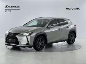Grey Lexus UX 250h 2020 in Vilnius, with an engine capacity of 1.99 L and mileage of 151 thousand km for 21900 €, photo  on AUTOMOTO.COM.LV