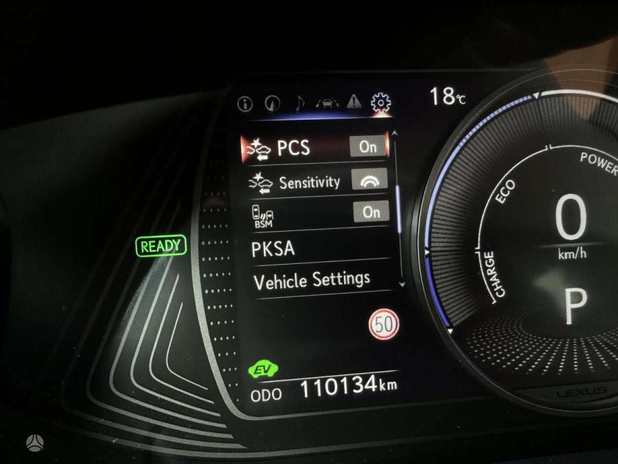 Pelēks Lexus UX 250h 2020 Viļņa, ar dzinēja tilpumu 2.00 L un nobraukumu 110 tūkst. km par 22550 €, foto 10 vietnē AUTOMOTO.COM.LV