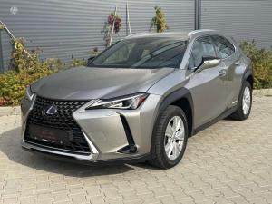 Grey Lexus UX 250h 2020 in Vilnius, with an engine capacity of 1.99 L and mileage of 144 thousand km for 20800 €, photo  on AUTOMOTO.COM.LV