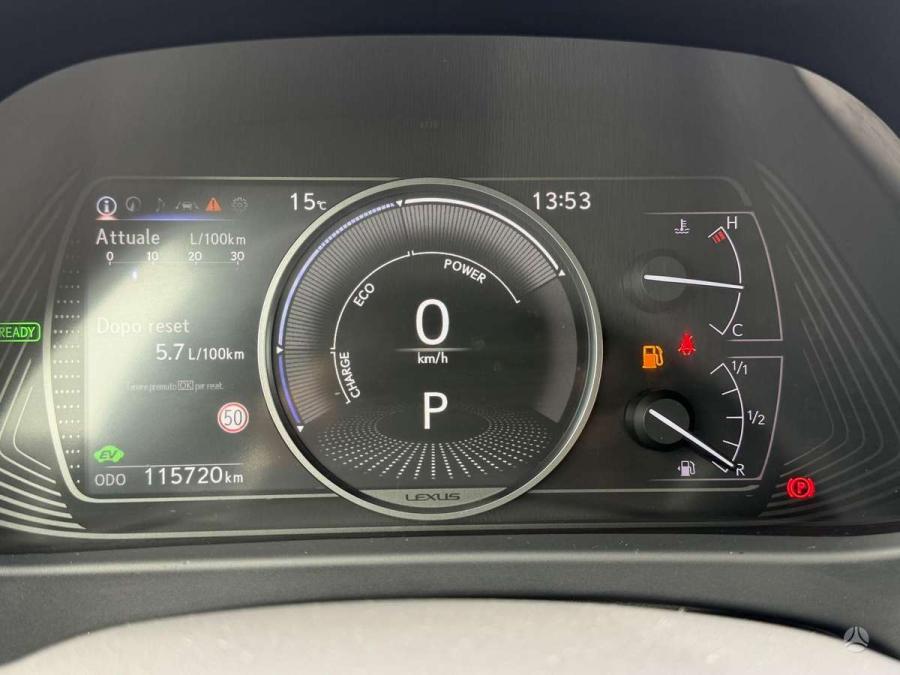 Grey Lexus UX 250h 2021 in Vilnius, with an engine capacity of 1.99 L and mileage of 115 thousand km for 19200 €, photo 22 on AUTOMOTO.COM.LV