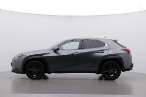 Grey Lexus UX 250h 2021 in Vilnius, with an engine capacity of 1.99 L and mileage of 120 thousand km for 24400 €, photo 4 on AUTOMOTO.COM.LV