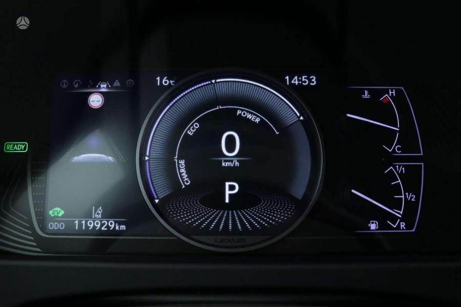 Grey Lexus UX 250h 2021 in Vilnius, with an engine capacity of 1.99 L and mileage of 120 thousand km for 24400 €, photo 14 on AUTOMOTO.COM.LV
