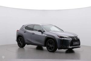 Grey Lexus UX 250h 2021 in Vilnius, with an engine capacity of 1.99 L and mileage of 120 thousand km for 24400 €, photo 19 on AUTOMOTO.COM.LV