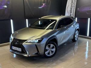 Grey Lexus UX 250h 2023 in Vilnius, with an engine capacity of 2.00 L and mileage of 137 thousand km for 24950 €, photo  on AUTOMOTO.COM.LV