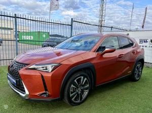 Orange Lexus UX 250h 2019 in Panevezys, with an engine capacity of 1.99 L and mileage of 321 thousand km for 16500 €, photo  on AUTOMOTO.COM.LV