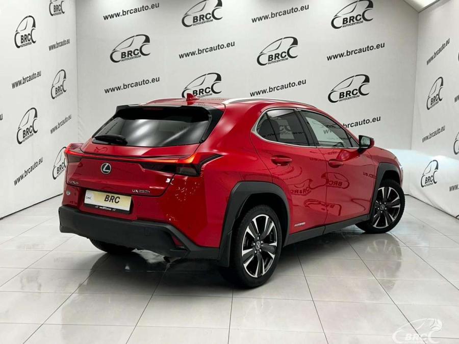 Sarkans Lexus UX 250h 2022 Viļņa, ar dzinēja tilpumu 1.99 L un nobraukumu 52 tūkst. km par 25900 €, foto 3 vietnē AUTOMOTO.COM.LV