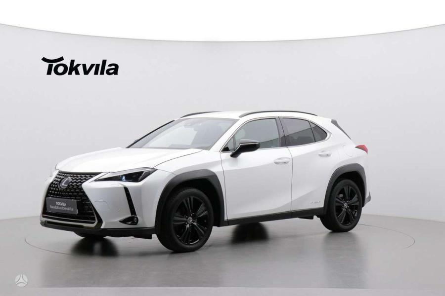 Balts Lexus UX 250h 2021 Viļņa, ar dzinēja tilpumu 1.99 L un nobraukumu 90 tūkst. km par 25900 €, foto 1 vietnē AUTOMOTO.COM.LV