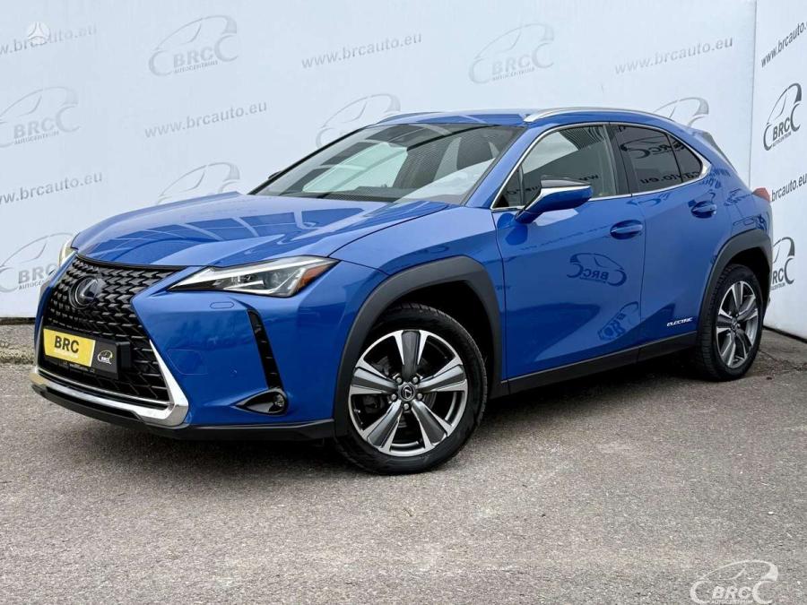 Zils Lexus UX 300e 2022 Klaipėda, ar dzinēja tilpumu 0.00 L un nobraukumu 34 tūkst. km par 24900 €, foto 1 vietnē AUTOMOTO.COM.LV