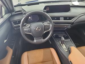 Green Lexus UX 300e 2023 in Riga, with an engine capacity of 0.00 L and mileage of 96 thousand km for 25990 €, photo 6 on AUTOMOTO.COM.LV