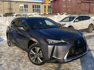 Grey Lexus UX 300e 2022 in Vilnius, with an engine capacity of 0.00 L and mileage of 23 thousand km for 23700 €, photo  on AUTOMOTO.COM.LV