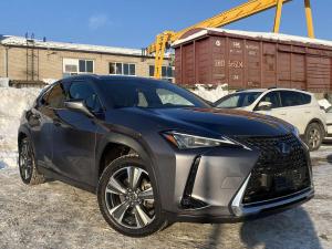 Grey Lexus UX 300e 2022 in Vilnius, with an engine capacity of 0.00 L and mileage of 23 thousand km for 23700 €, photo 2 on AUTOMOTO.COM.LV