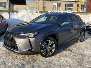 Grey Lexus UX 300e 2022 in Vilnius, with an engine capacity of 0.00 L and mileage of 23 thousand km for 23700 €, photo 4 on AUTOMOTO.COM.LV