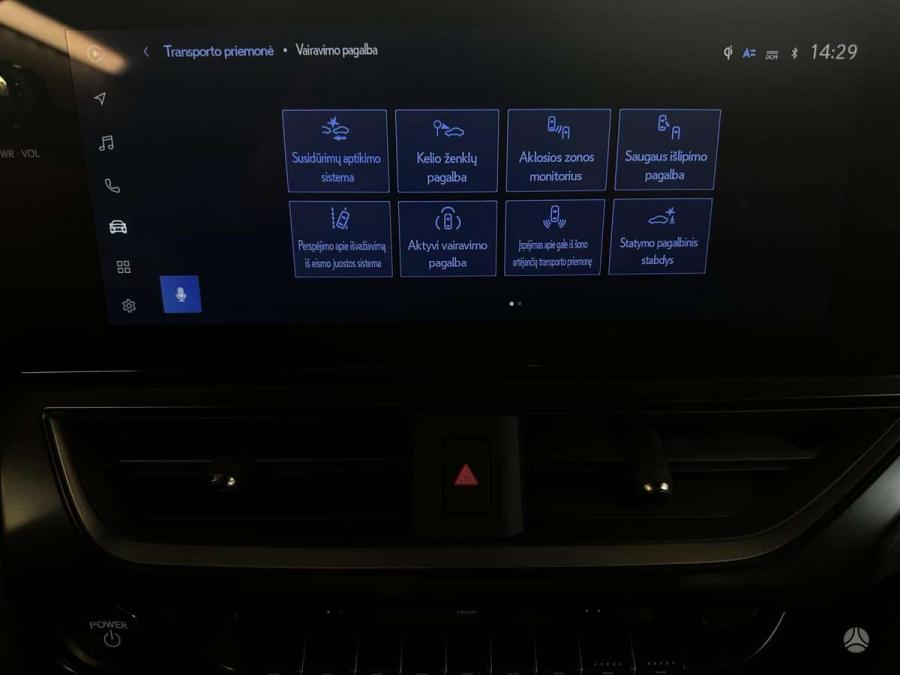 Черный Лексус UX 300h 2025 в Вильнюс, объемом двигателя 2.00 л и пробегом 20 тыс. км за 34950 €, фото 18 на AUTOMOTO.COM.LV