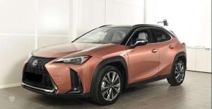 Brown Lexus UX 300h 2025 in Vilnius, with an engine capacity of 1.99 L and mileage of 2 thousand km for 39500 €, photo  on AUTOMOTO.COM.LV