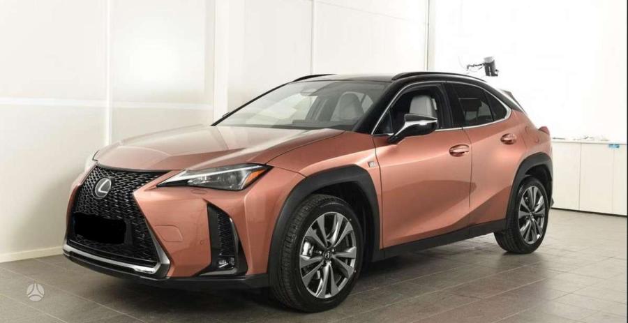 Brūns Lexus UX 300h 2025 Viļņa, ar dzinēja tilpumu 1.99 L un nobraukumu 2 tūkst. km par 39500 €, foto 1 vietnē AUTOMOTO.COM.LV