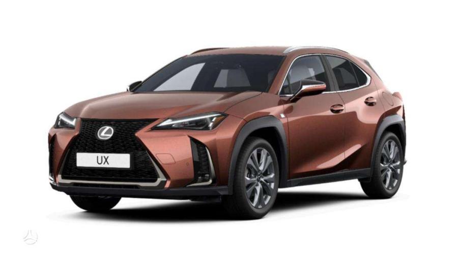 Brūns Lexus UX 300h 2026 Kauņa, ar dzinēja tilpumu 1.99 L un nobraukumu 5 tūkst. km par 42560 €, foto 1 vietnē AUTOMOTO.COM.LV