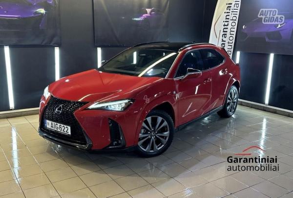 Sarkans Lexus UX 300h 2024 Avižieniai, ar dzinēja tilpumu 2.00 L un nobraukumu 6 tūkst. km par 42550 €, foto 1 vietnē AUTOMOTO.COM.LV