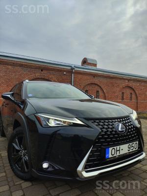 Black Lexus UX 2021 in Daugavpils, with an engine capacity of 2.00 L and mileage of 107 thousand km for 23900 €, photo  on AUTOMOTO.COM.LV
