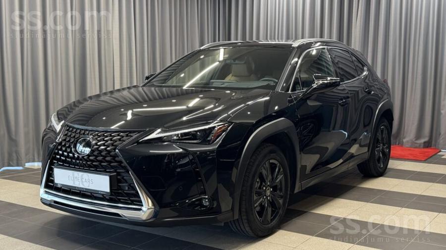 Melns Lexus UX 2023 Rīga, ar dzinēja tilpumu 2.00 L un nobraukumu 38 tūkst. km par 29990 €, foto 1 vietnē AUTOMOTO.COM.LV