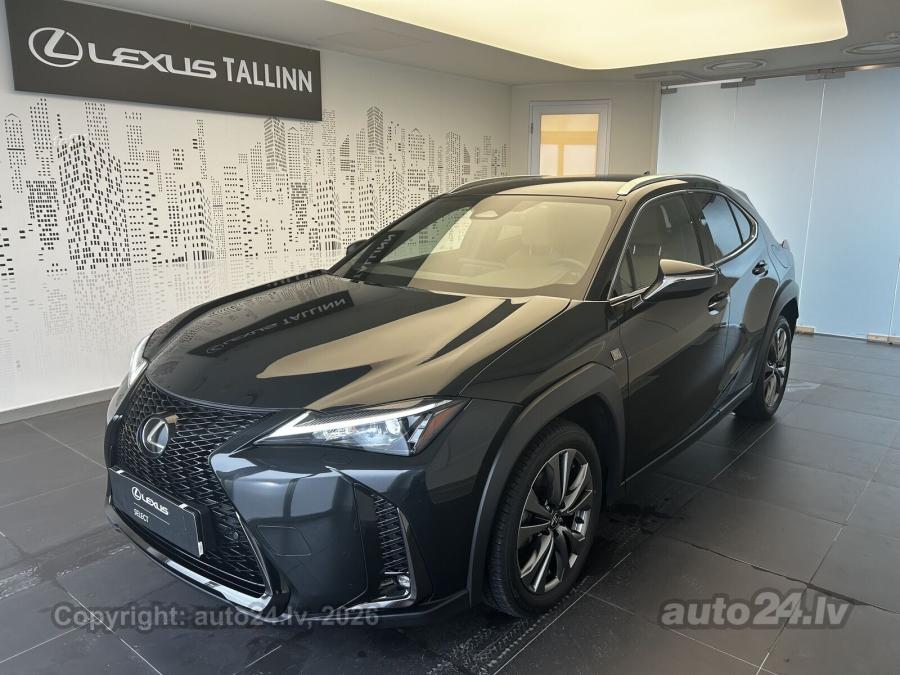 Black Lexus UX 2024 in Tallinn, with an engine capacity of 2.00 L and mileage of 36 thousand km for 35900 €, photo 1 on AUTOMOTO.COM.LV