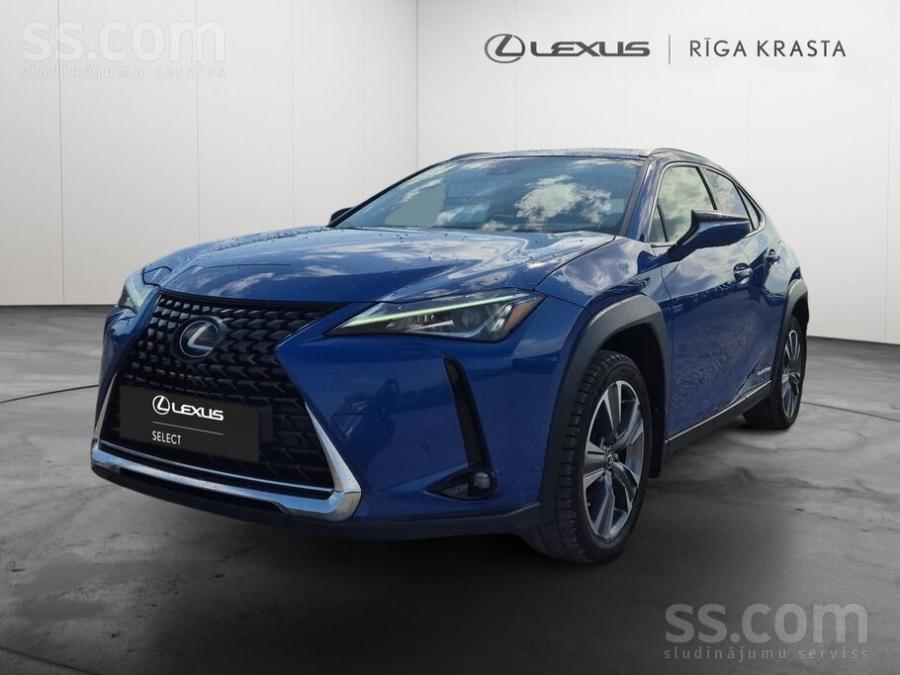Blue Lexus UX 2021 in Riga, with an engine capacity of 2.00 L and mileage of 117 thousand km for 19900 €, photo 1 on AUTOMOTO.COM.LV