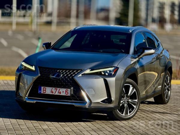 Grey Lexus UX 2020 in Riga, with an engine capacity of 2.00 L and mileage of 0 thousand km for 18970 €, photo 1 on AUTOMOTO.COM.LV