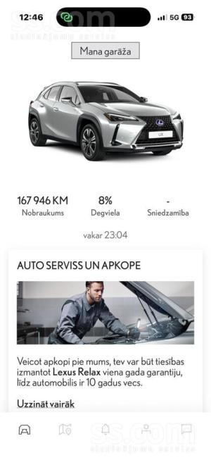Pelēks Lexus UX 2021 Rīga, ar dzinēja tilpumu 2.00 L un nobraukumu 168 tūkst. km par 18700 €, foto 17 vietnē AUTOMOTO.COM.LV