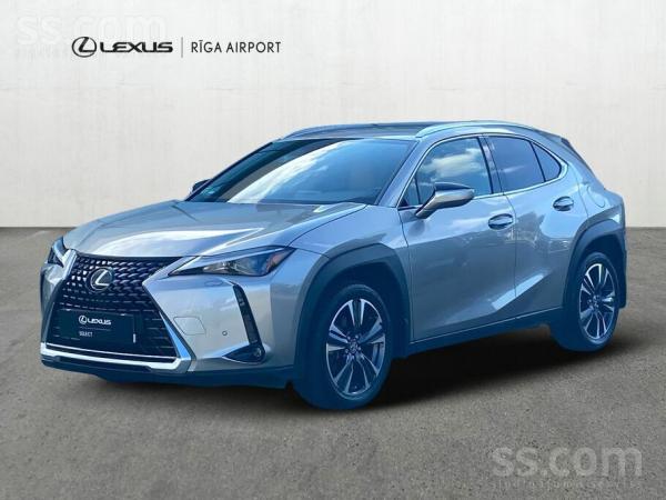 Pelēks Lexus UX 2022 Rīga, ar dzinēja tilpumu 2.00 L un nobraukumu 25 tūkst. km par 35900 €, foto 1 vietnē AUTOMOTO.COM.LV