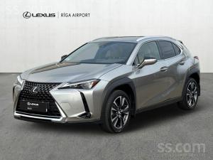 Grey Lexus UX 2022 in Riga, with an engine capacity of 2.00 L and mileage of 25 thousand km for 30900 €, photo 1 on AUTOMOTO.COM.LV