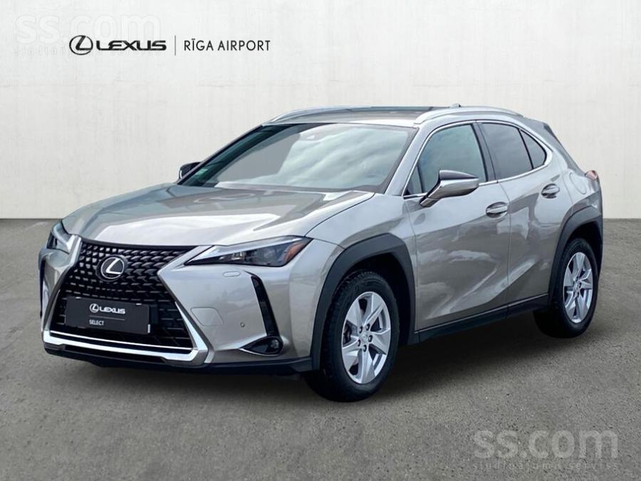 Pelēks Lexus UX 2023 Rīga, ar dzinēja tilpumu 2.00 L un nobraukumu 43 tūkst. km par 29900 €, foto 1 vietnē AUTOMOTO.COM.LV