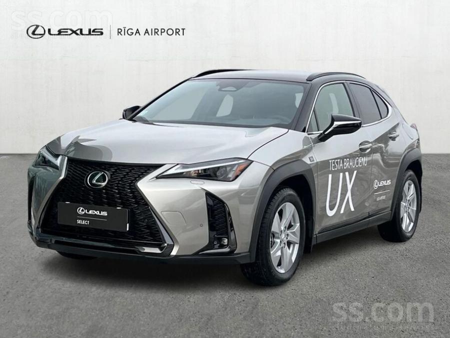Pelēks Lexus UX 2024 Rīga, ar dzinēja tilpumu 2.00 L un nobraukumu 7 tūkst. km par 41900 €, foto 1 vietnē AUTOMOTO.COM.LV