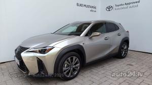 Grey Lexus UX 2025 in Tallinn, with an engine capacity of 1.99 L and mileage of 9 thousand km for 39995 €, photo  on AUTOMOTO.COM.LV