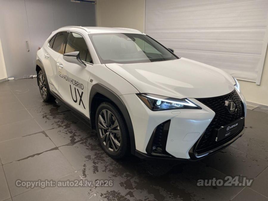 White Lexus UX 2025 in Tallinn, with an engine capacity of 2.00 L and mileage of 7 thousand km for 46900 €, photo 5 on AUTOMOTO.COM.LV