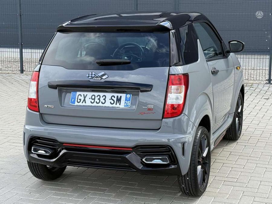 Pelēks Ligier JS 50 2024 Kauņa, ar dzinēja tilpumu 0.50 L un nobraukumu 4 tūkst. km par 14200 €, foto 11 vietnē AUTOMOTO.COM.LV