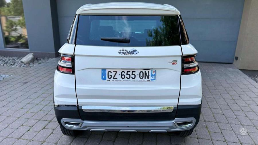 White Ligier JS 60 2024 in Kaunas, with an engine capacity of 0.50 L and mileage of 7 thousand km for 11300 €, photo 4 on AUTOMOTO.COM.LV