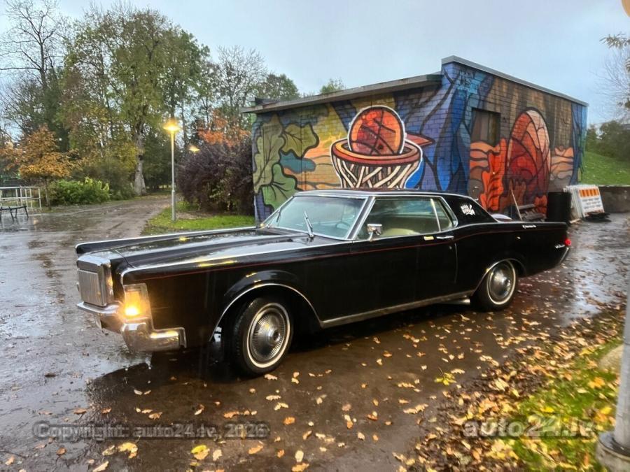 Black Lincoln Continental 1969 in Tallinn, with an engine capacity of 7.60 L and mileage of 0 thousand km for 16000 €, photo 4 on AUTOMOTO.COM.LV
