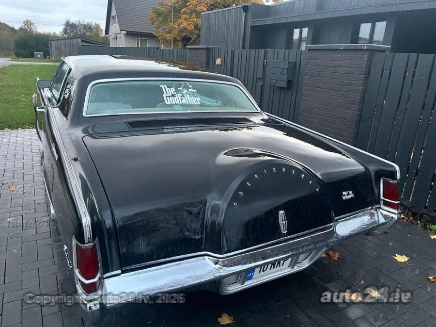 Black Lincoln Continental 1969 in Tallinn, with an engine capacity of 7.60 L and mileage of 0 thousand km for 16000 €, photo 11 on AUTOMOTO.COM.LV