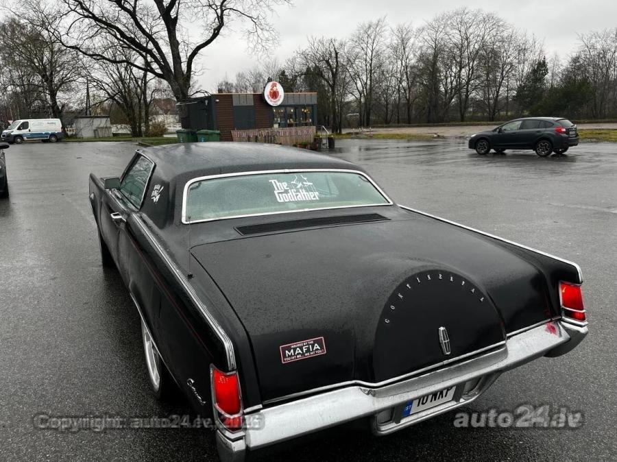 Black Lincoln Continental 1969 in Tallinn, with an engine capacity of 7.60 L and mileage of 0 thousand km for 16000 €, photo 14 on AUTOMOTO.COM.LV