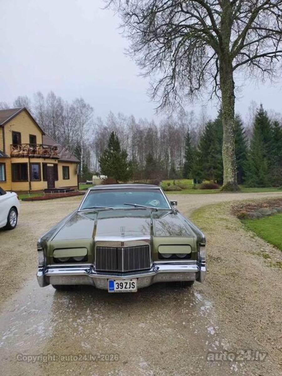 Green Lincoln Continental 1969 in Tallinn, with an engine capacity of 5.90 L and mileage of 90 thousand km for 5000 €, photo 1 on AUTOMOTO.COM.LV