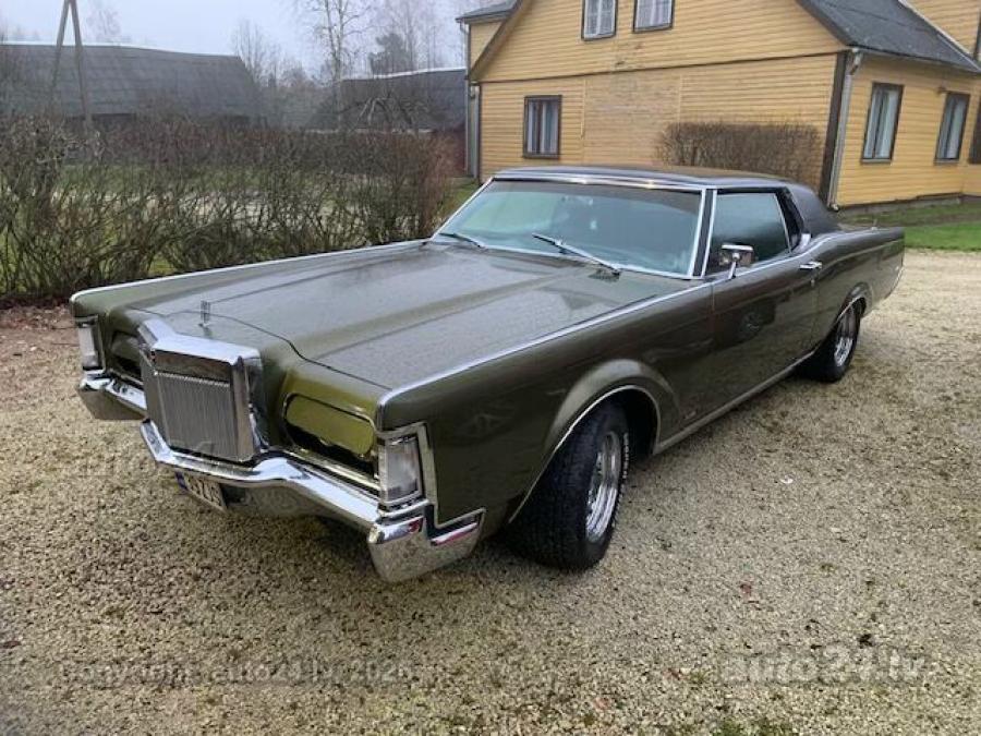 Green Lincoln Continental 1969 in Tallinn, with an engine capacity of 5.90 L and mileage of 90 thousand km for 5000 €, photo 3 on AUTOMOTO.COM.LV