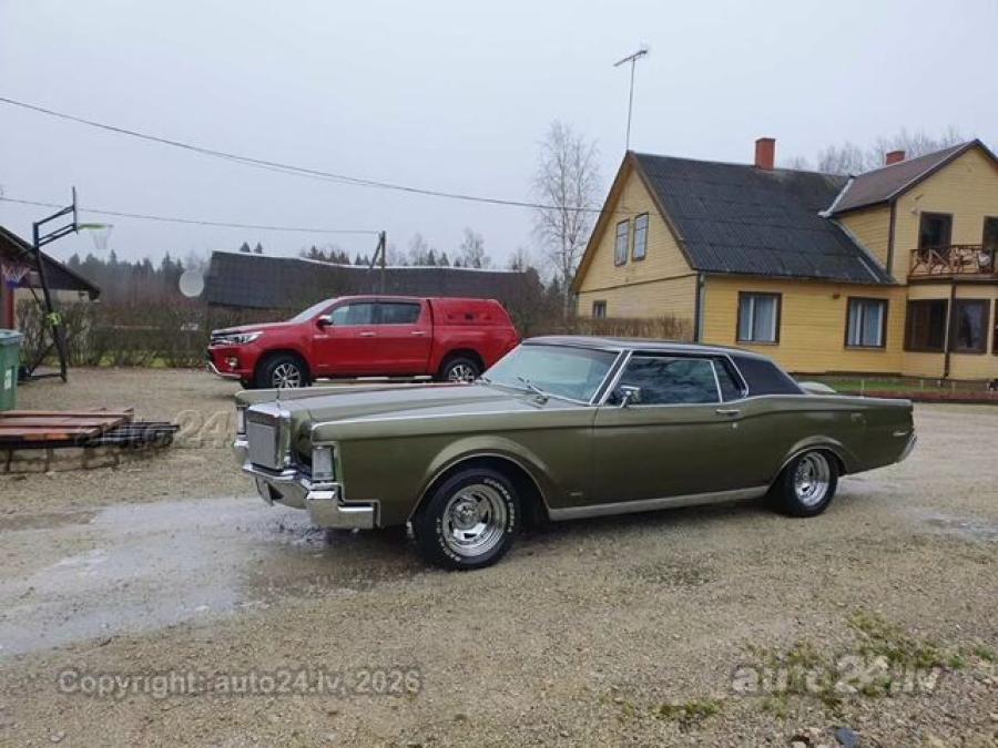 Green Lincoln Continental 1969 in Tallinn, with an engine capacity of 5.90 L and mileage of 90 thousand km for 5000 €, photo 4 on AUTOMOTO.COM.LV