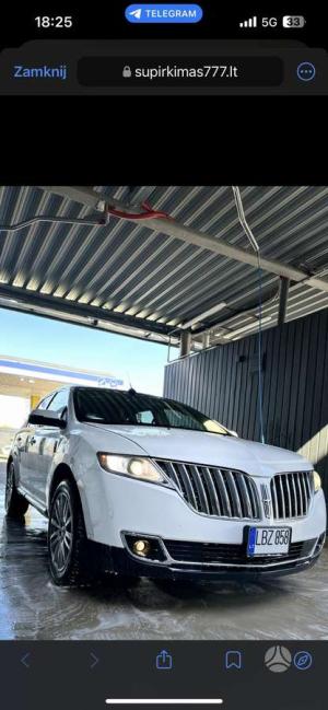 Balts Lincoln MKX 2012 Viļņa, ar dzinēja tilpumu 3.70 L un nobraukumu 278 tūkst. km par 2600 €, foto 7 vietnē AUTOMOTO.COM.LV
