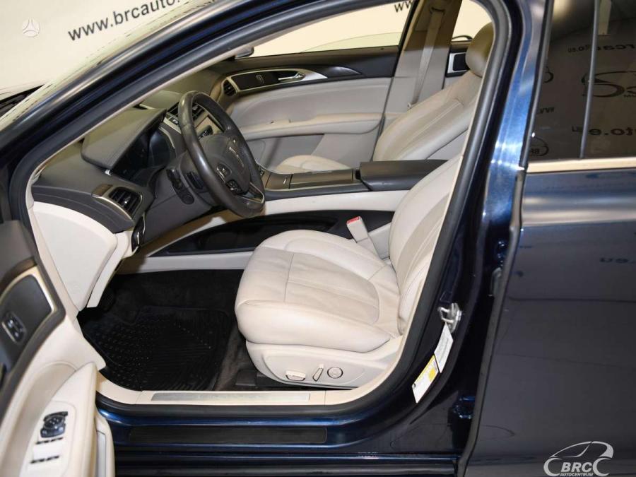 Blue Lincoln MKZ 2017 in Vilnius, with an engine capacity of 2.00 L and mileage of 230 thousand km for 8990 €, photo 23 on AUTOMOTO.COM.LV