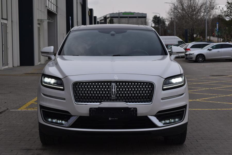White Lincoln Nautilus 2019 in Vilnius, with an engine capacity of 2.00 L and mileage of 170 thousand km for 22950 €, photo 3 on AUTOMOTO.COM.LV