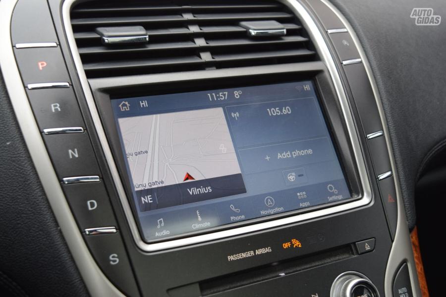 White Lincoln Nautilus 2019 in Vilnius, with an engine capacity of 2.00 L and mileage of 170 thousand km for 22950 €, photo 21 on AUTOMOTO.COM.LV