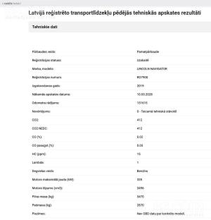 Zils Lincoln Navigator 2019 Rīga, ar dzinēja tilpumu 3.50 L un nobraukumu 155 tūkst. km par 42500 €, foto 22 vietnē AUTOMOTO.COM.LV