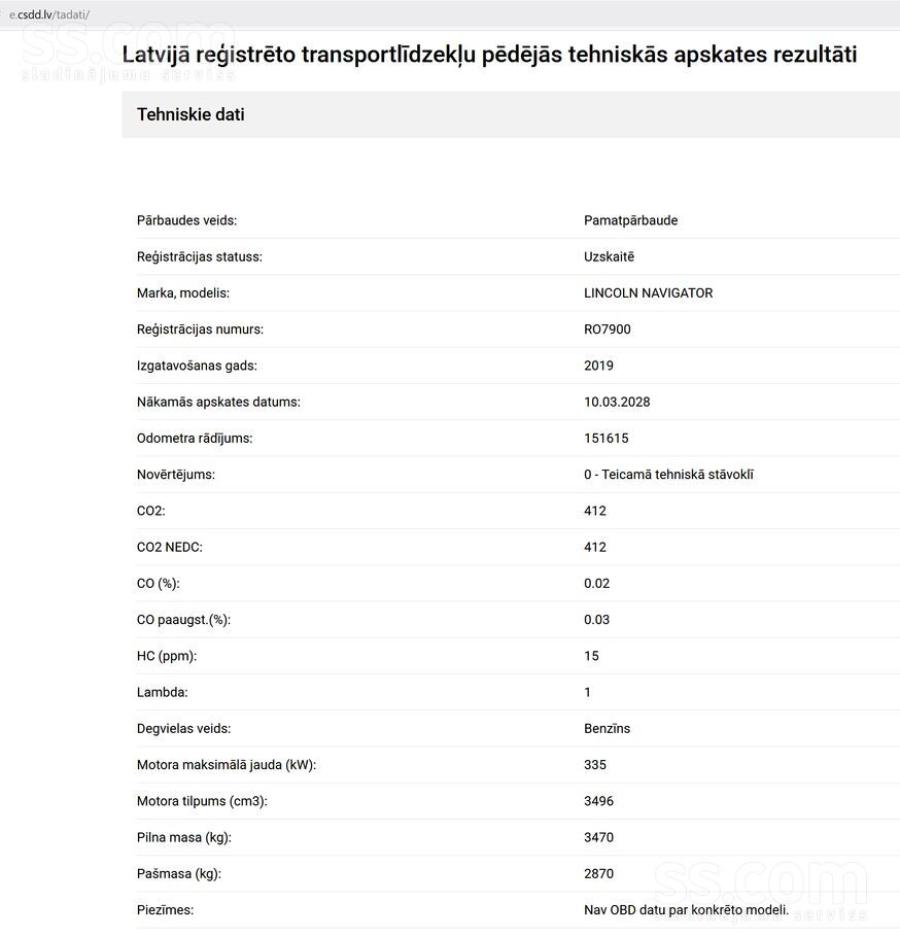 Zils Lincoln Navigator 2019 Rīga, ar dzinēja tilpumu 3.50 L un nobraukumu 155 tūkst. km par 42500 €, foto 22 vietnē AUTOMOTO.COM.LV